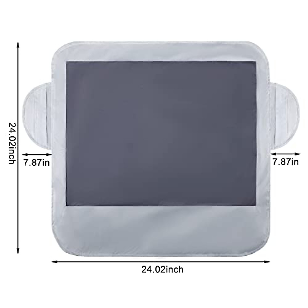 2 Pcs Extra Large High Chair Cover Chair Protector Gray Dining Chair Protector Replacement Booster Seat Cover for Baby Toddlers Infants Booster Highchair Seat Home Kitchen