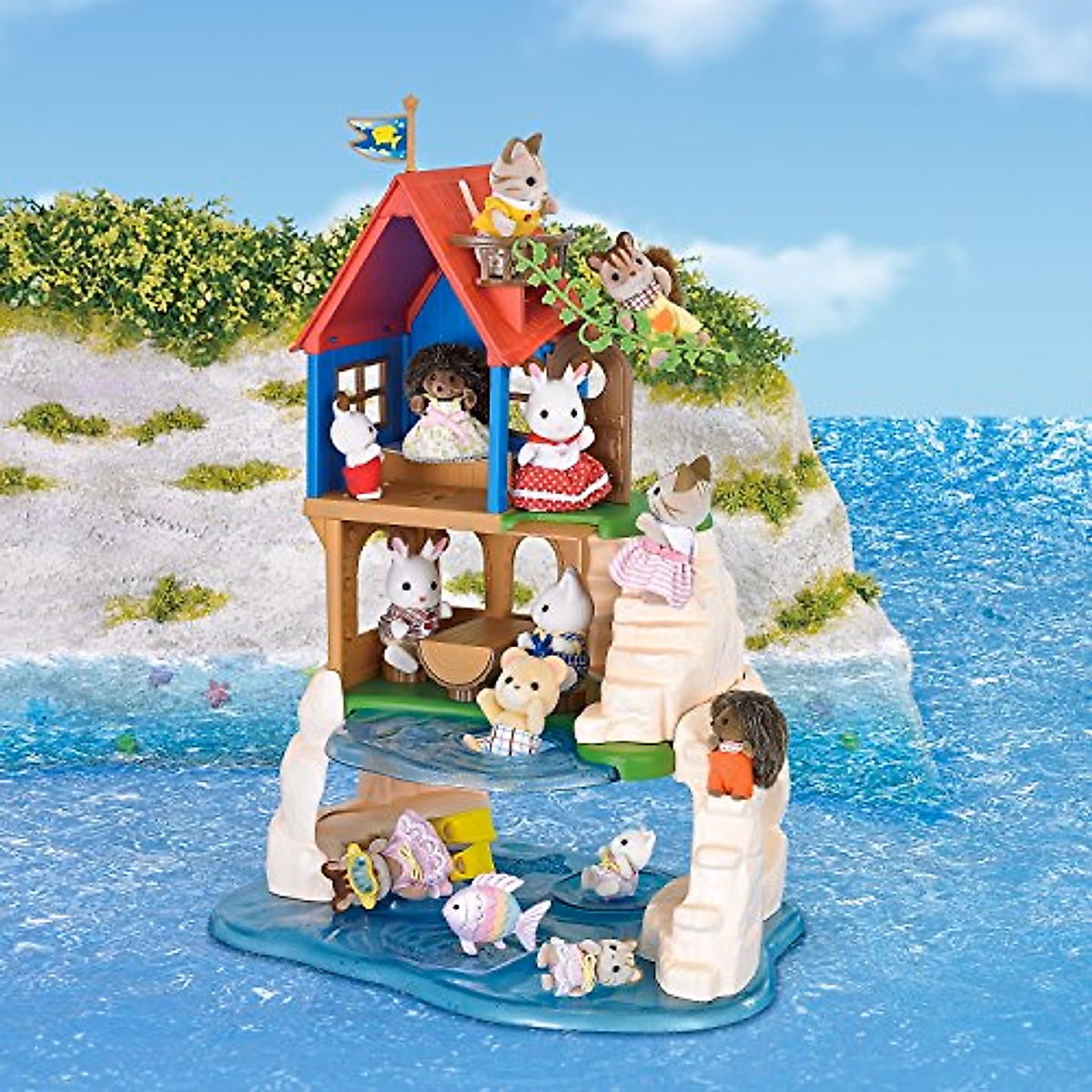 Epoch House of secret Sylvanian Families Seaside series Adventure Island