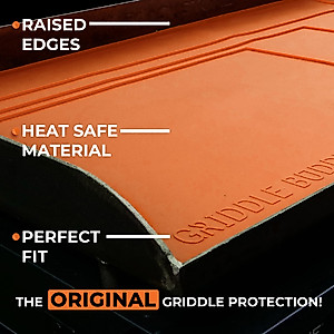 Silicone Griddle Mat by Griddle Buddy for Blackstone Griddles 36", 30", 28", 22" & 17", Heavy Duty Food Grade Mat, Protect from Rodents, Insects, Debris, Rust, All Season Cooking Cover