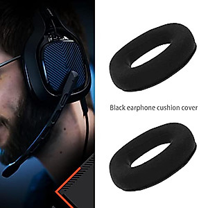 Pair of Replacement Soft Velour Headphones Earpads Foam Ear Pads Cover Cushions Compatible with Astro A40 TR A50 Headset Ear Cushion Repair Parts