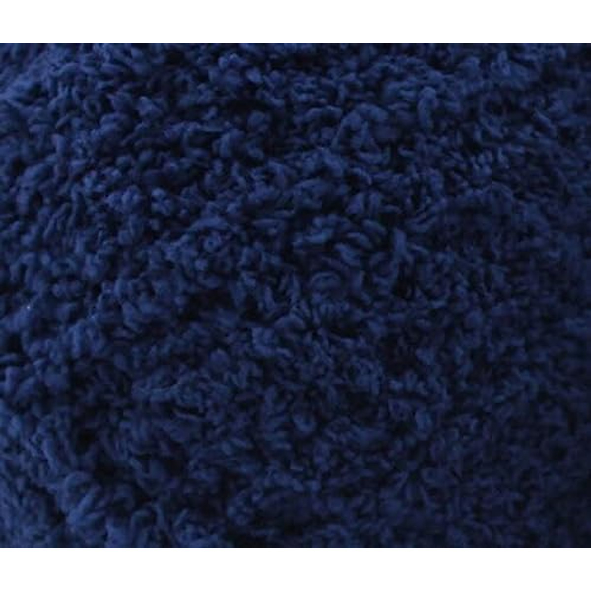 OURVER (34 Navy Blue) Soft Smooth Baby Knitting Wool Cotton Chunky Thick Yarn Fiber Velvet Yarn Hand Knitting Wool Crochet Yarn for DIY Craft Sweaters, 5 Rolls x100g