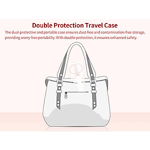 Ceramic Scissors for Baby Food Cutting, Safety Healthy BPA Free Toddler Feeding Shears with Protective Blade Cover and Portable Travel Case-Pink/Grey