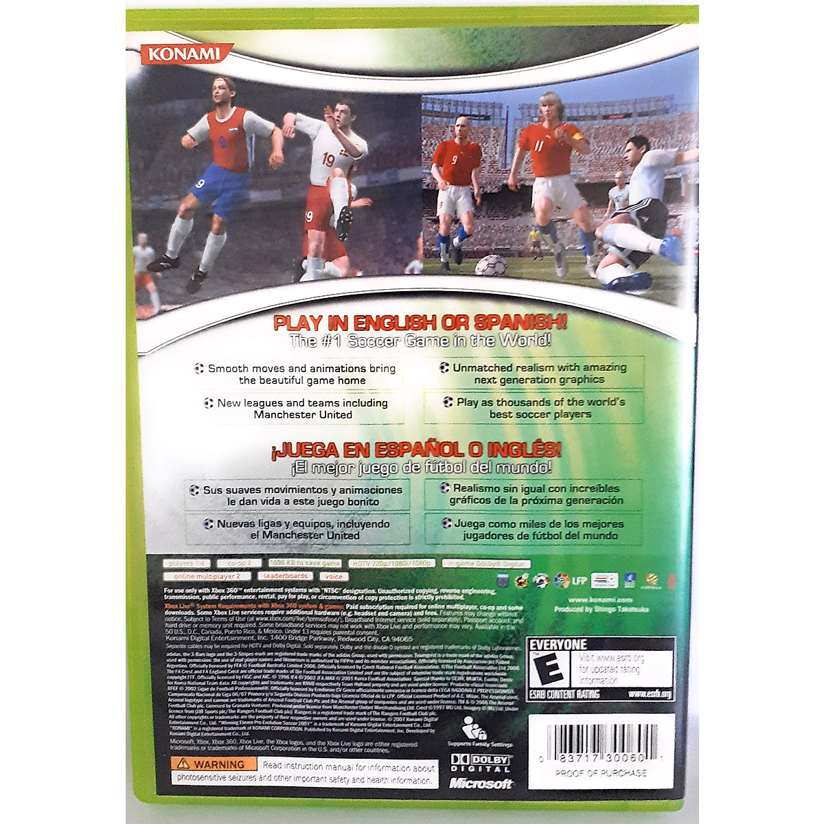 Winning Eleven: Pro Evolution Soccer 2007 - Xbox 360