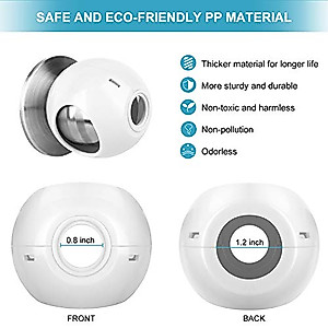 Door Knob Safety Cover for Kids (4 Pack) New Shape & Structure Design Child Door Knob Covers Prevent Children from Opening Doors Baby Safety Door Knob Locks Fit Most Knobs