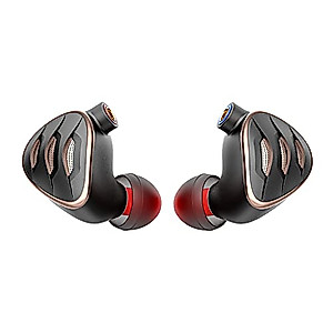 FiiO FH5sPro Headphone Earphones Wired High Resolution Deep Bass 2BA+2DD IEMs Comes with 2.5/3.5/4.4mm Swappable Plugs for Smartphone/PC/Laptop/Tablet