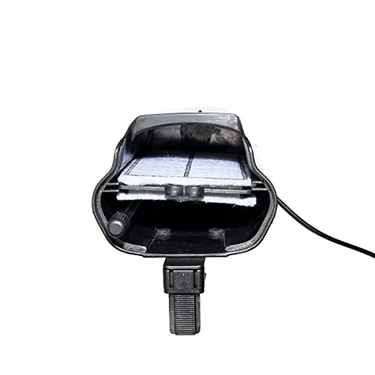 AQUA-ATL Turtle Filter 105 GPH Adjustable Submersible (Up to 40 Gal) Waterfall Turtle Fish Tank Filter (Black Filter)