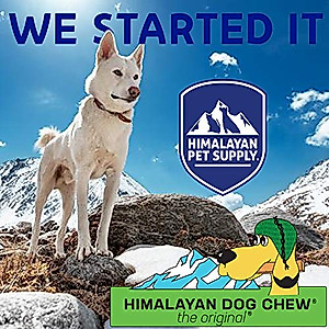 Himalayan Dog Chew Original Yak Cheese Dog Chews, 100% Natural, Long Lasting, Gluten Free, Healthy & Safe Dog Treats, Lactose & Grain Free, Protein Rich, Mixed Sizes, Dogs 55 Lbs & Smaller, 3.3 oz