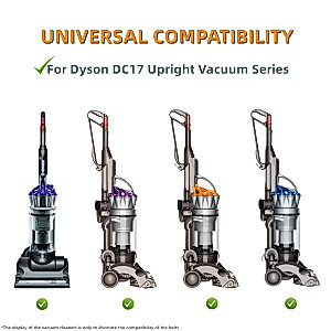 JEDELEOS Replacement Belts for Dyson DC17 Animal Vacuum Cleaner, Replace Parts 11710-01-02 and 911710-01 (Pack of 2)