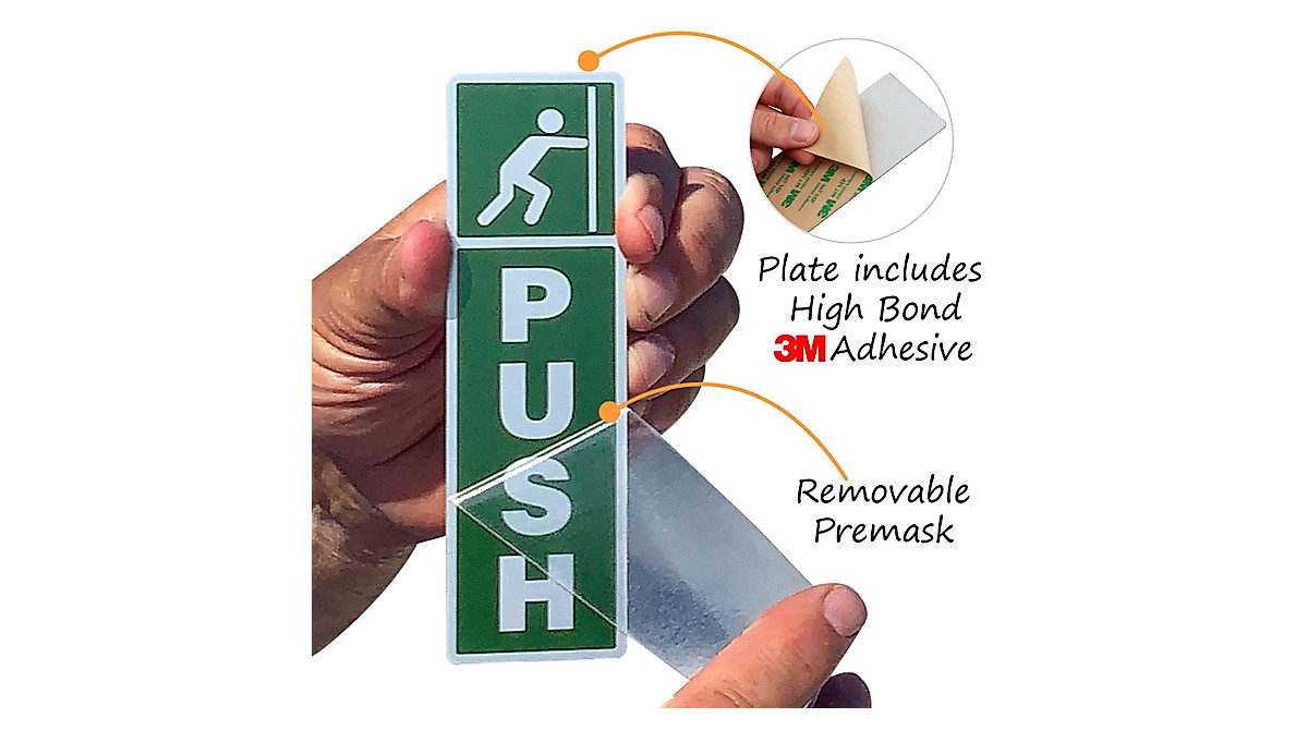 Durable Push/Pull Aluminum Signs Kit | SmartSign