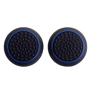 Liphontcta Thumb Grips Thumbstick Stick Joystick Caps for PS4 PS3 PS2 Xbox 360 Xbox one Analog Controller 2pcs (Blue)