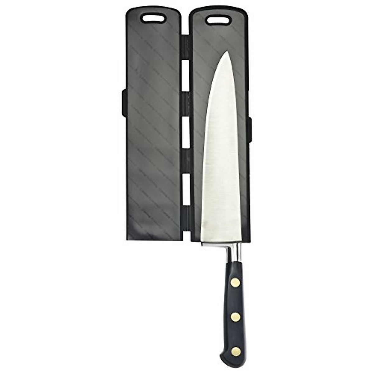Bisbell Universal Blade Guard, Large, Durable Polypropylene Hard Case, Full Magnetic Lining, Secure Storage Sheath Keeps Knives Sharp, Fits 1 Knife Up-to 9-1/4 inches