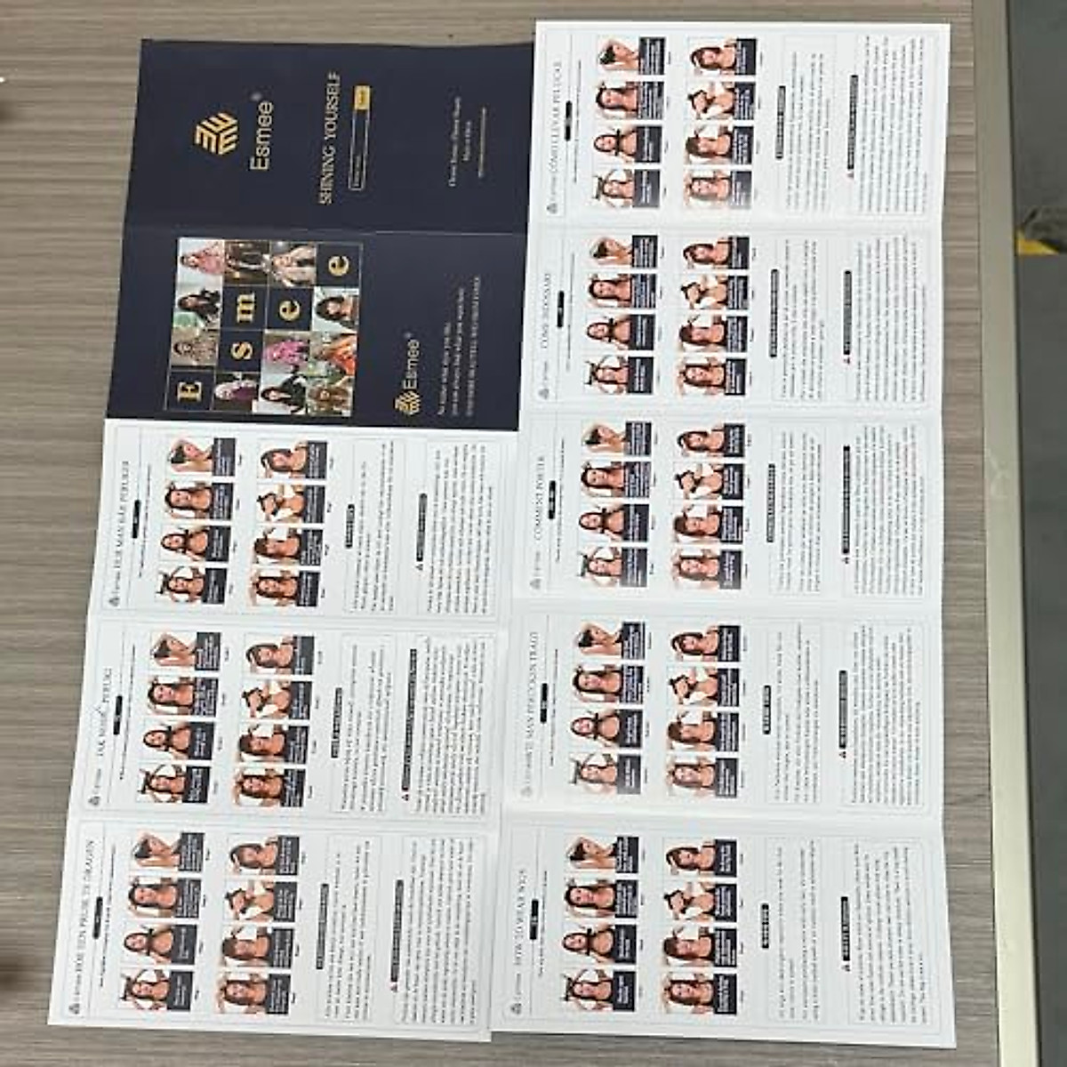 Esmee 24 Inches Long Wavy Wig Brown ombre Blonde Wigs Cosplay Party Wigs for Women Heat Resistant Fibre for Daily Party Use