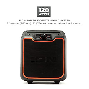 Ion Sport XL - High-Power All-Weather Rechargeable Bluetooth and NFC Enabled Speaker - MK3