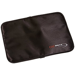 CHI Onyx Euroshine 1" Straightening Hairstyling Iron With 4" Extended Plates, Black