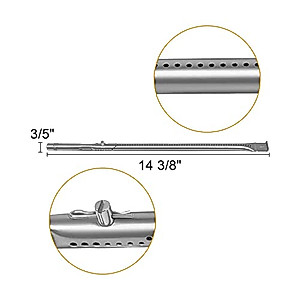 BMMXBI 463343819 463344116 Grill Parts Kit Replacement for Charbroil Advantage 463280019 G3610003W1 G4328M00W1 Performance Grills 463280219 463280419 Heat Plate Shield Burner Tube
