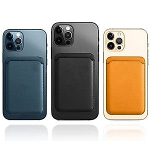 Lacase Magnetic Card Wallet Holder with MagSafe for iPhone 14 Series/iPhone 13 Series/iPhone 12 Series, (Baltic Blue)…