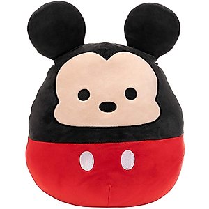 SQUISHMALLOW KellyToy - Disney Mickey Mouse - 12 Inch (30cm) - Official Licensed Product- Exclusive Disney 2021 Squad