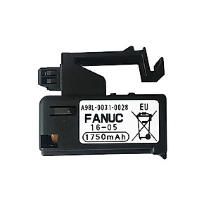 1Pc 3V 1750mAh A98L-0031-0028 PLC Battery Lithium Replacement for FANUC A02B-0309-K102 Part NO A98L-0031-0028 CNC Machine Controler Battery