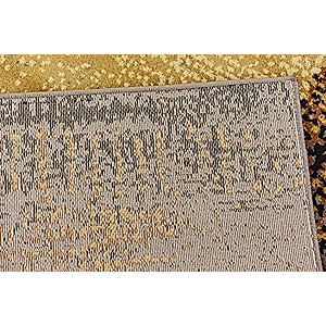 Unique Loom Barista Collection Area Rug - Excelsa (9' x 12' Rectangle, Beige/ Brown)