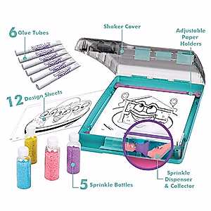 Crayola Sprinkle Art Shaker, Rainbow Arts and Crafts, Gifts for Girls & Boys, Ages 5, 6, 7, 8