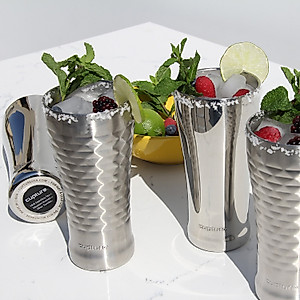 Cupture Double Walled Vacuum Insulated Pint Cup/Beer Mug - 16 oz (Chrome)