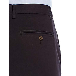 Goodthreads Men's Straight-Fit Wrinkle-Free Comfort Stretch Dress Chino Pant, Black, 34W x 30L