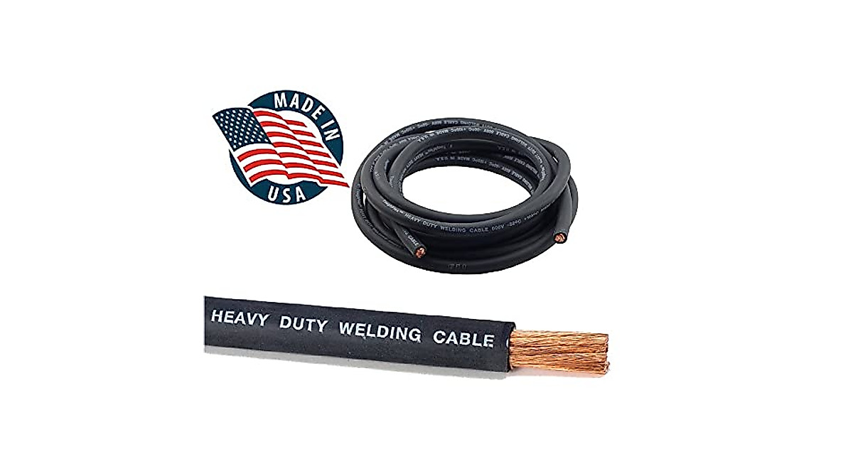 WeldingCity 10-ft 2-AWG Heavy Duty Welding Cable Set