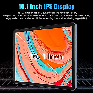Naroote 10.1 Inch Tablet PC Gaming Tablet 100-240V 12GB RAM 256GB ROM for Business (US Plug) (Naroote4qo7xfgwr1-12)
