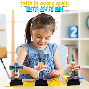 Colors of Faith Sand Art Craft Kit - Crafts for Kids and Fun Home Activities - Makes 12