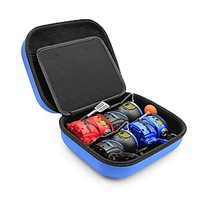 CASEMATIX Robot Case Compatible With 4 Ninja Bots Battle Bots and Ninja Toys Accessories, Includes Case Only