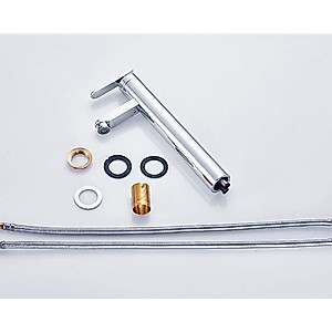 RTXUGMM Taps,29Cm Stainless Steel Elevated Platform Faucet Bathroom Hot and Cold Basin Water Tap Modern Creative Home Kitchen Basin Faucets Bathtub Bath Mixer Tap