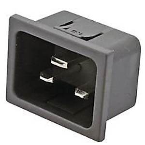 SCHURTER 4793.4000 CONNECTOR, IEC POWER ENTRY, PLUG, 16A (10 pieces)