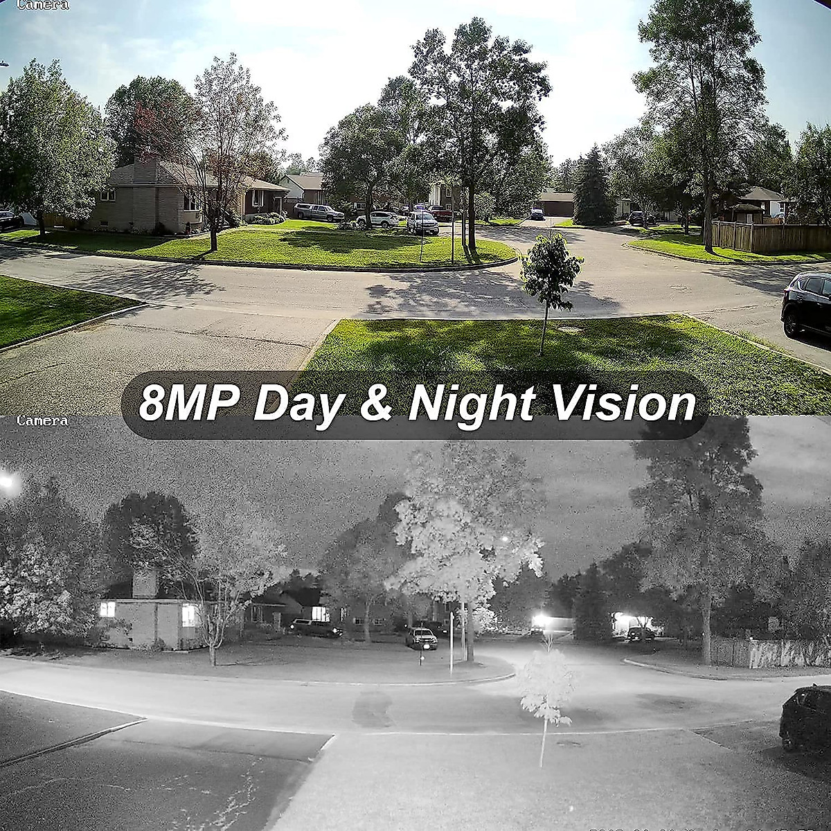 4K 8MP PoE IP Outdoor Vandal Proof Dome Camera for Existing System, 2.8mm Wide Angle, 65ft Night Vision, H.265, ONLY Compatible with Hik Vision Uniview NVR, NDAA Compliant