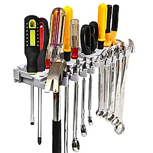 Newkiton 2Pcs/Set Tool Rack Wall Mount Organizer Tool Trays Storage Hanger Holder for Home Garage Garden