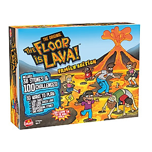 The Original The Floor is Lava! Family Edition - Interactive Game for Kids and Adults - Promotes Physical Activity - Indoor and Outdoor Safe
