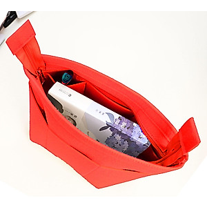 Lckaey purse insert organizer insert for tote mm organizer 1075Claret-M