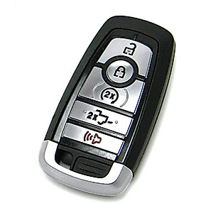 OEM 5-Button Smart Key Fob Remote Compatible With 2017-2020 Ford F-Series Truck (FCC ID: M3N-A2C93142600, P/N: 164-R8166, HC3T-15K601-BB)