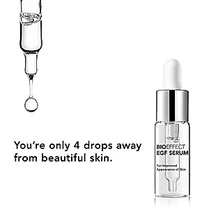BIOEFFECT EGF Serum with Hyaluronic Acid and Barley Growth Factor, Best Rejuvenating Facial Treatment Fights Wrinkles, Hydrating, Firming, Anti-Aging Skincare for Face & Neck, Oil-Free