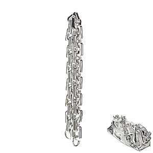 Chunky Bag Chain For Dumpling Bag Cloud Bag ((1pc)#2Acrylic-silver-60cm)