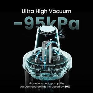 Resiners Resin Bubble Remover, Quickly Remove 99% Bubble within 9 Minutes, 95kPa Vacuum Degassing Chamber, Compact Size Epoxy Resin Airless Machine for Arts Crafts Jewelry Making (Patented)