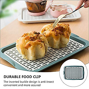 HEMOTON Food Drain Tray Japanese Style Drinks Dishes Utensil Drainboard Drying Plate Plastic Drip Holder Storage Rack for Home Kitchen 29X19. 7CM