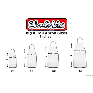 Children Chef Set Apron Hat Small (Small (Fits 2-7 Year Olds)) White