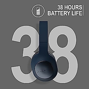 New Soul Emotion Max - Active Noise Cancelling Wireless Over-Ear Headphones with Multipoint Connection, Blue