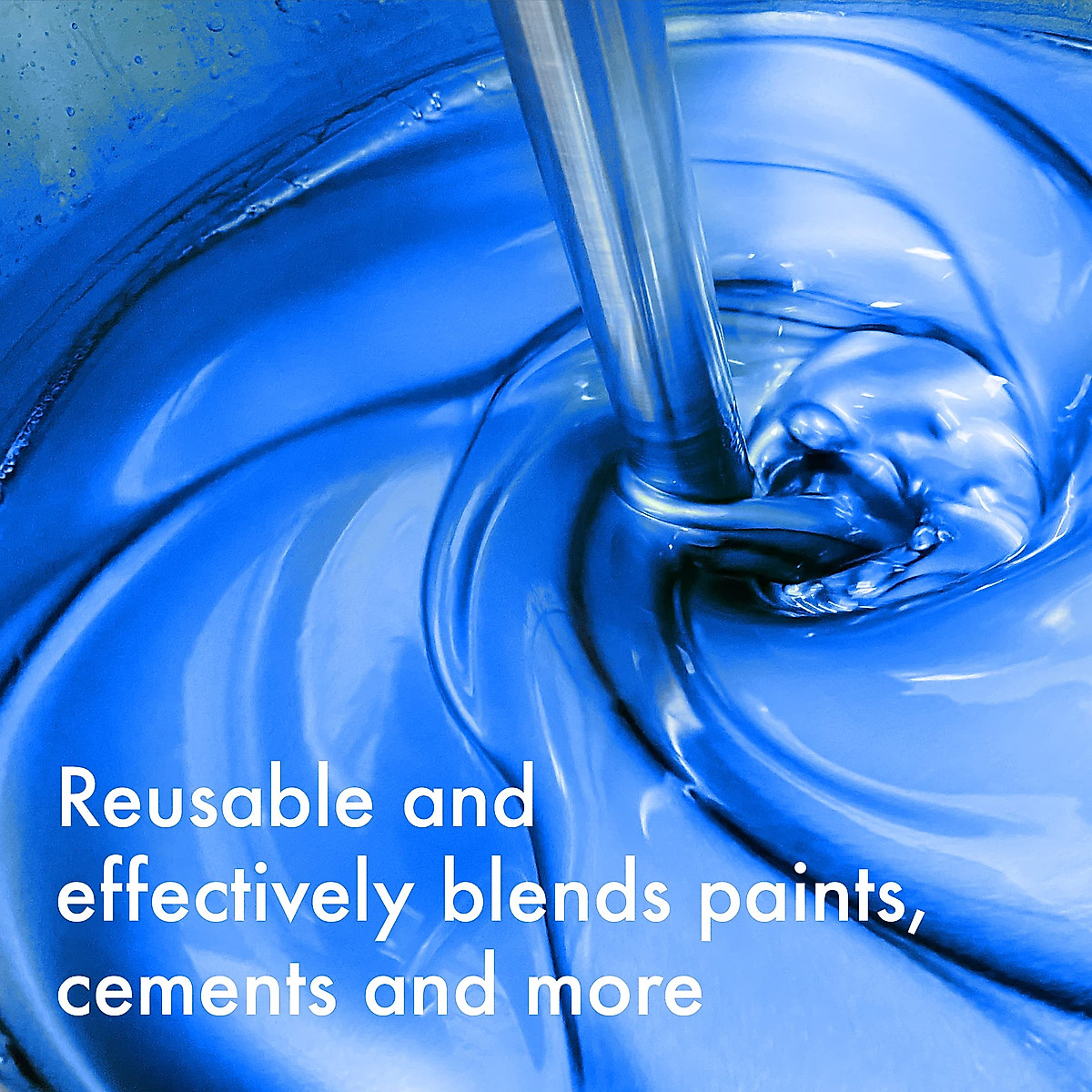 IMPRESA - [2 Pack] Paint Mixer for Drill - Extra Long Rust Proof Drill Mixer - Paint Stirrer Drill Attachment - Easy Cleaning Drill Paddle - Paint Stirrers - Paint Mixer for Drill 5 Gallon