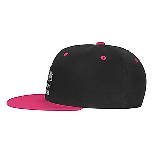 Adjustable Snapback Hat for Men Women, Vegan Vibes Unisex Hip Hop Baseball Cap Trucker Dad Hats Pink