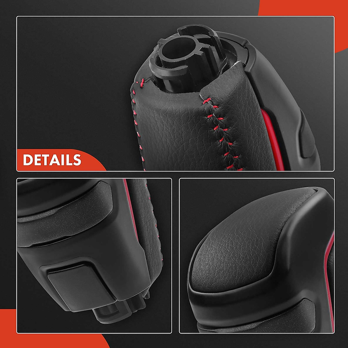 A-Premium Automatic Shift Knob Handle Assembly Compatible with Toyota Tacoma TRD PRO 2016 2017 2018 2019 2020 2021 2.7L 3.5L, Automatic Car Gear Shifter Lever Adapter, Replace# PTR57-35170, PTR5735170