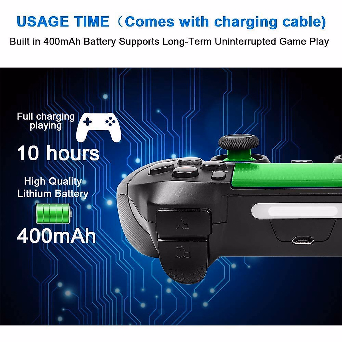 Mobile Game Controller,BestOff Wireless Controller Gamepad Compatible with iOS Android iPhone iPad Samsung Galaxy (does not support above ios 13.4)