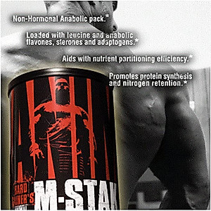 Foreskin M-Stak - Non-Hormonal Hard Gainers Muscle Building Stack with Energy Complex - 21 Count