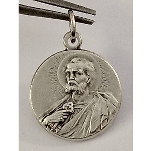 I G J Saint Peter The Apostle Silver Medal - The Patron Saints Medals