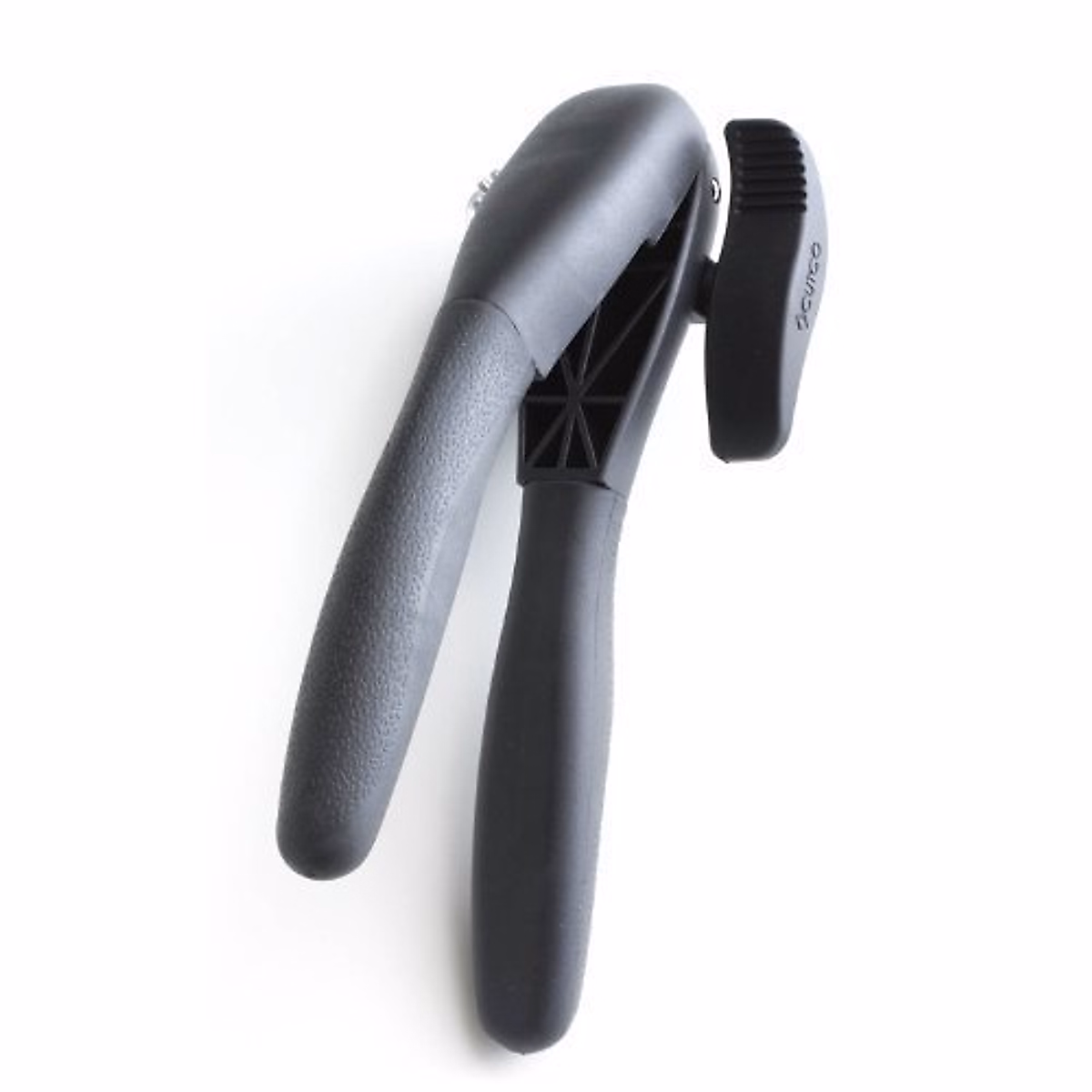 CUTCO Model 1506 Can Opener with black soft-grip handle in factory-provided plastic bag